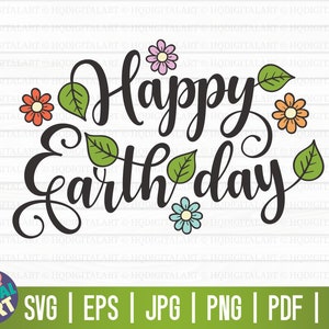 Earth Day SVG Bundle ONE / Free Commercial Use / Cut Files for Cricut ...