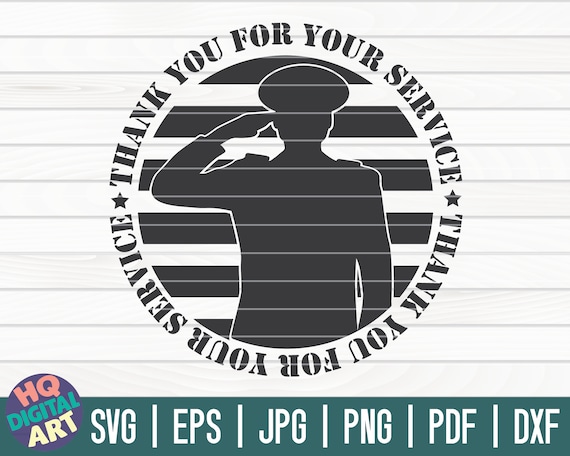 Thank You for Your Service SVG Veteran's Day SVG - Etsy