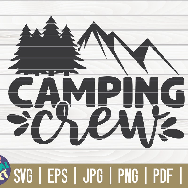 Camping Crew Svg - Etsy