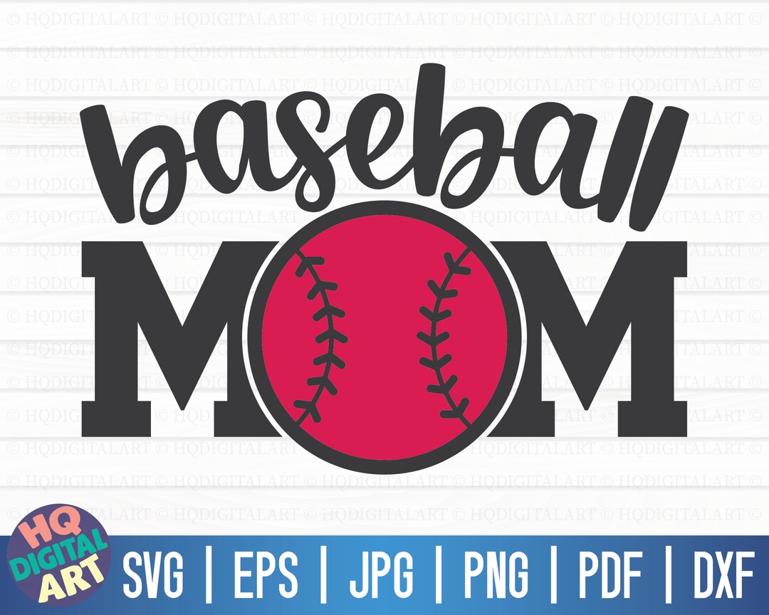 Baseball Mom SVG / Baseball SVG / Cut File / Clipart / Printable ...