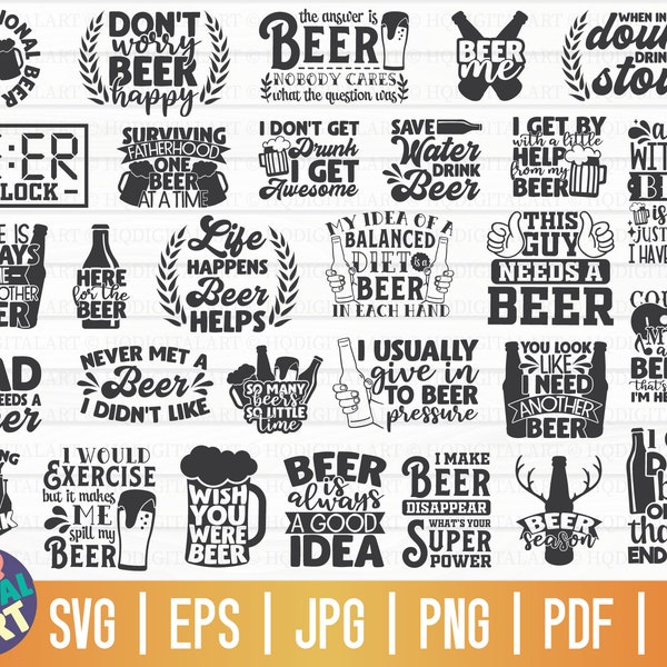 Beer Quote Svg - Etsy