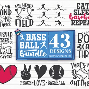Baseball SVG Bundle / Baseball Mom SVG / Baseball T-shirt SVG / Cut ...
