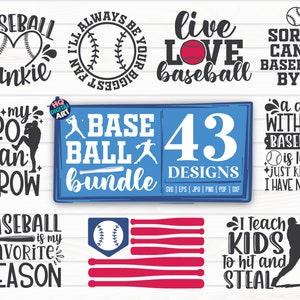 Baseball SVG Bundle / Baseball Mom SVG / Baseball T-shirt SVG / Cut ...