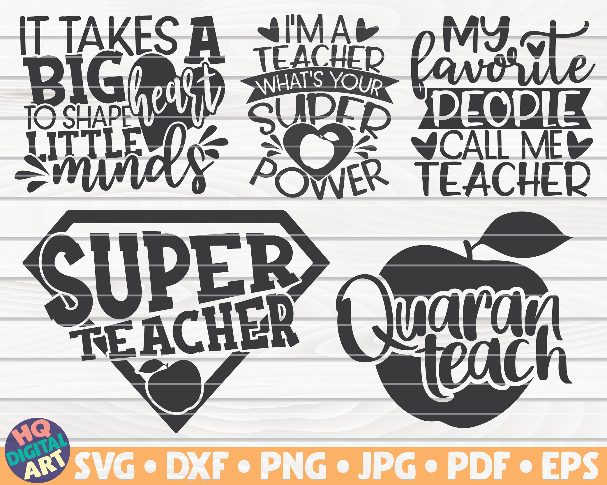 Teacher Quotes SVG Bundle / 25 Designs / Free Commercial Use / Cut ...