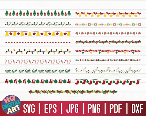 Christmas Divider Vector