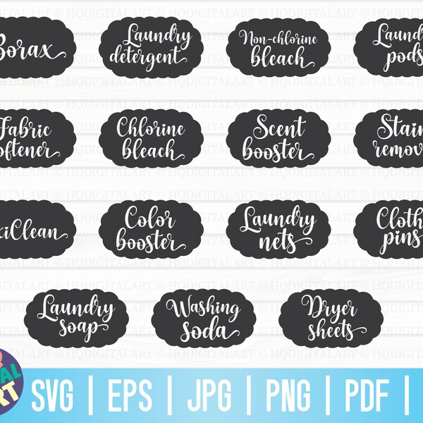 Laundry Labels - Etsy