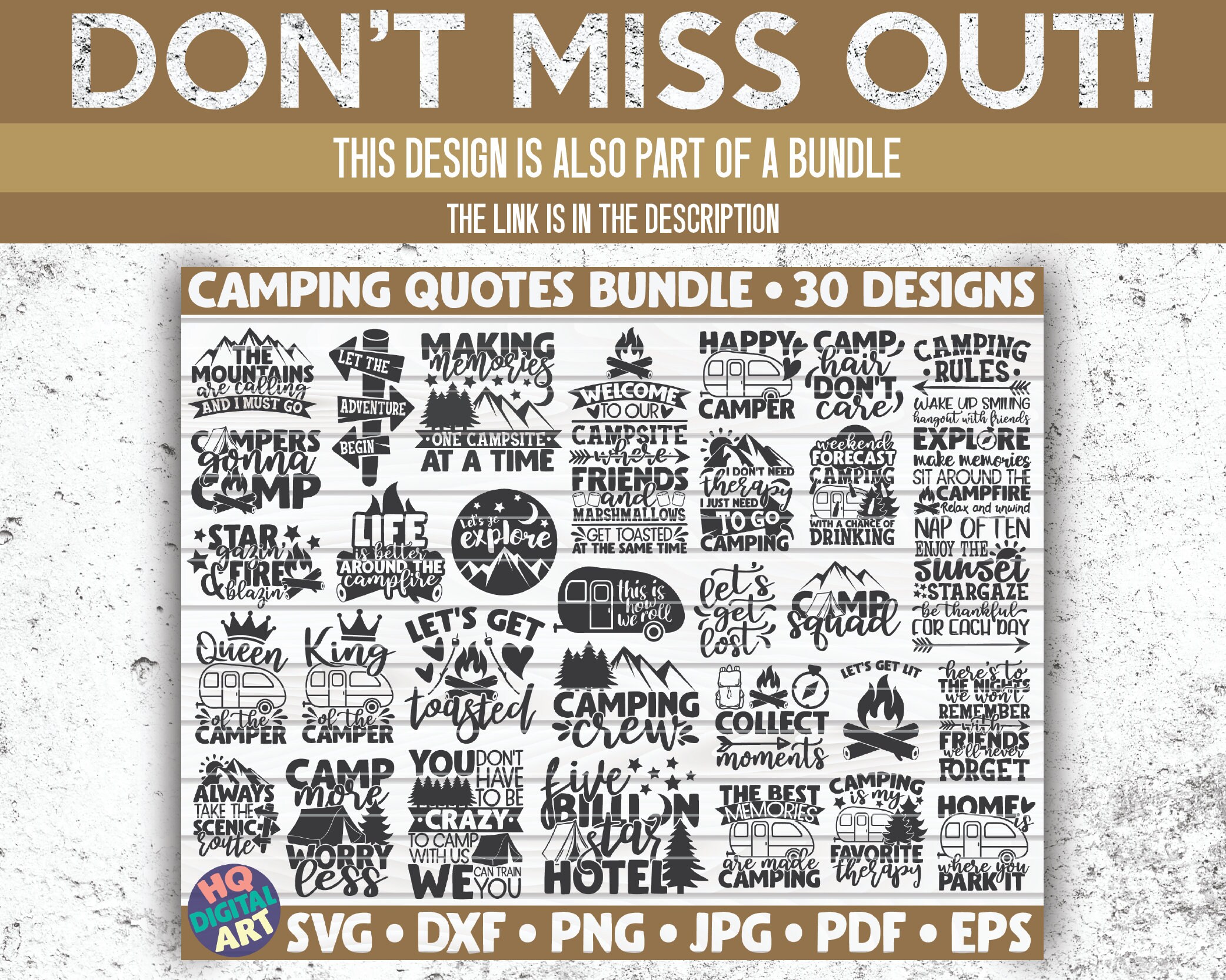 Queen of the Camper SVG / Camping Quote / Cut File / Clipart / - Etsy