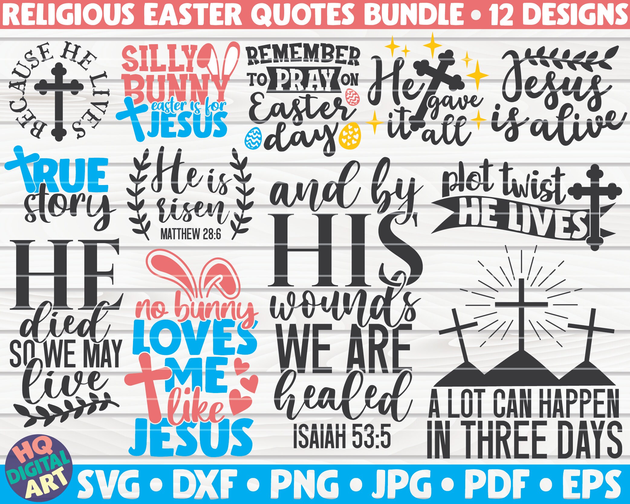 Christian Easter SVG Bundle / Religious Easter SVG / Free - Etsy