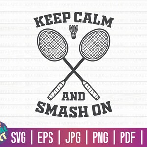 Badminton SVG Bundle / Badminton PNG / Badminton Player SVG / Badminton ...