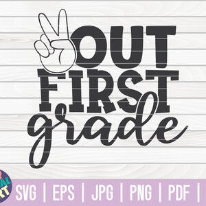Peace Out School SVG Bundle / Last Day of School SVG / End of School ...