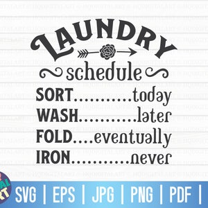 Laundry Room SVG Bundle ONE / Laundry Room Signs SVG Bundle / Funny ...