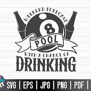 Pool SVG Bundle TWO / Pool Player SVG / Pool Lover Svg / Cut Files for ...