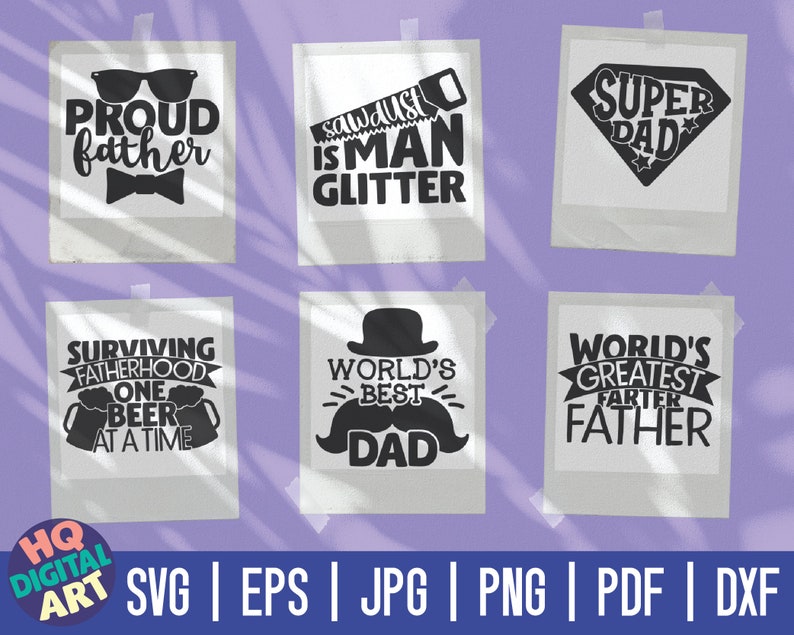 Dad Quotes SVG Bundle 30 Designs Father's Day Quotes - Etsy