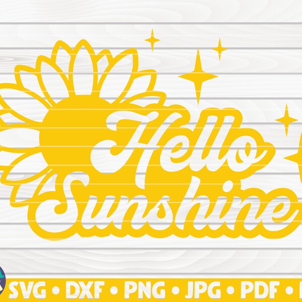 Hello Sunshine Svg - Etsy
