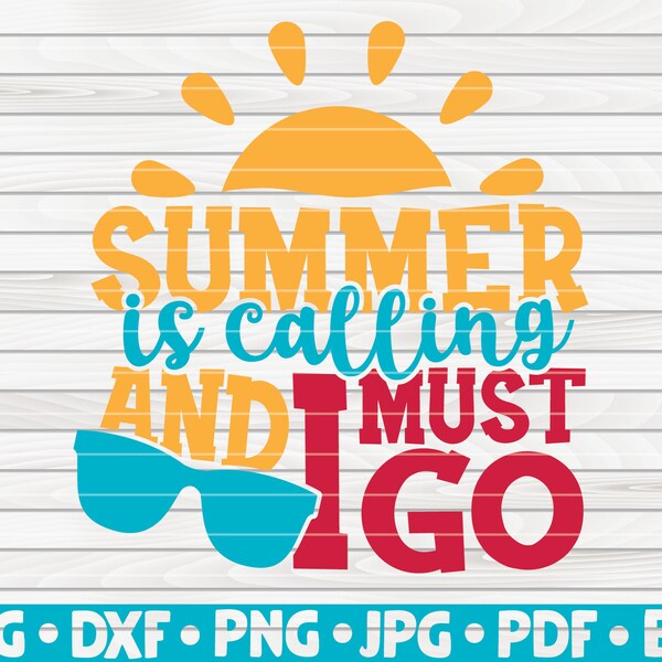 The Beach is Calling and I Must Go Svg - Etsy