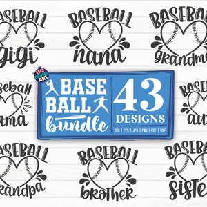 Baseball SVG Bundle / Baseball Mom SVG / Baseball T-shirt SVG / Cut ...