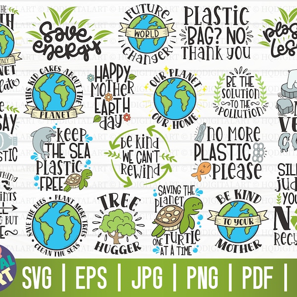 Earth Day Clip Art - Etsy
