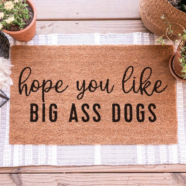 Funny Dogs Doormat - Etsy