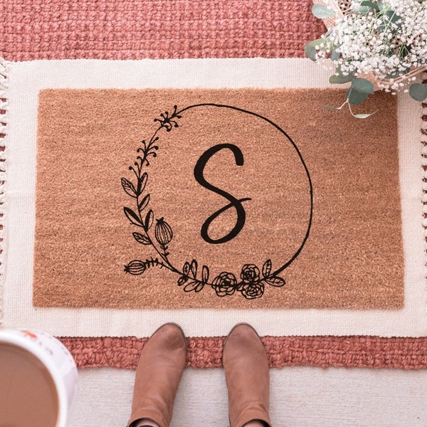 Monogram Doormat - Etsy