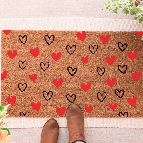 Love Heart Red Farmhouse Decor Valentine's Sign | Etsy