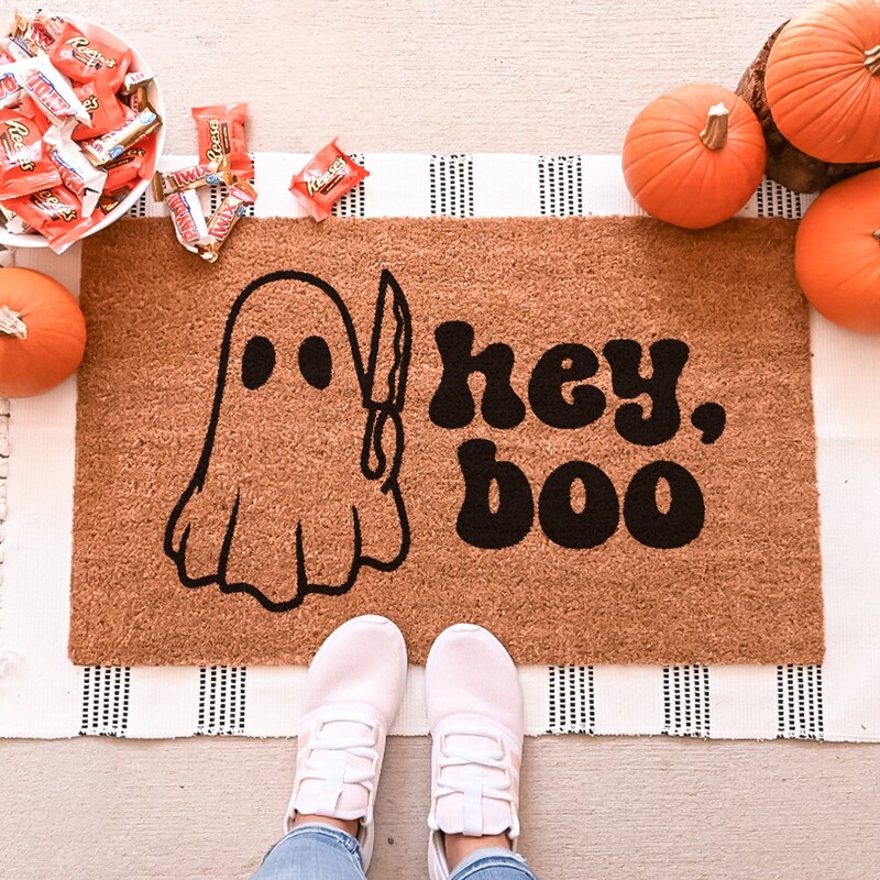 Halloween Door Mat - Etsy