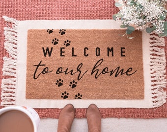 Dog Welcome Mat - Etsy