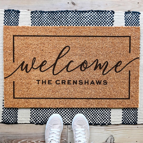 Welcome Mat - Etsy