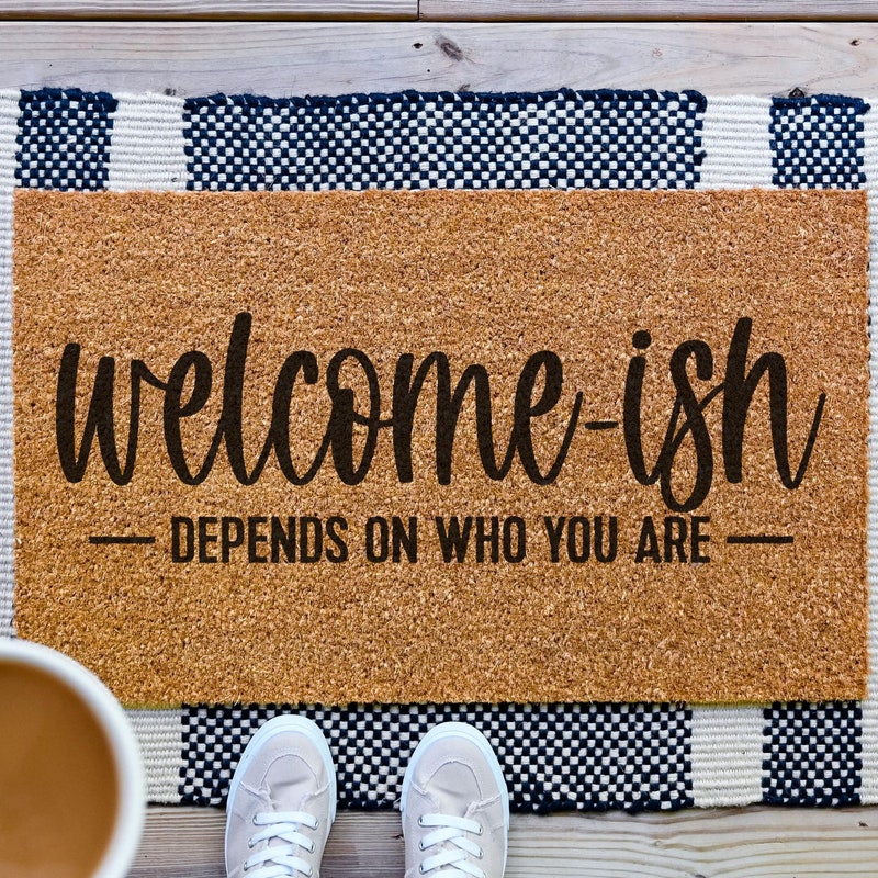 Funny Welcome Mat - Etsy