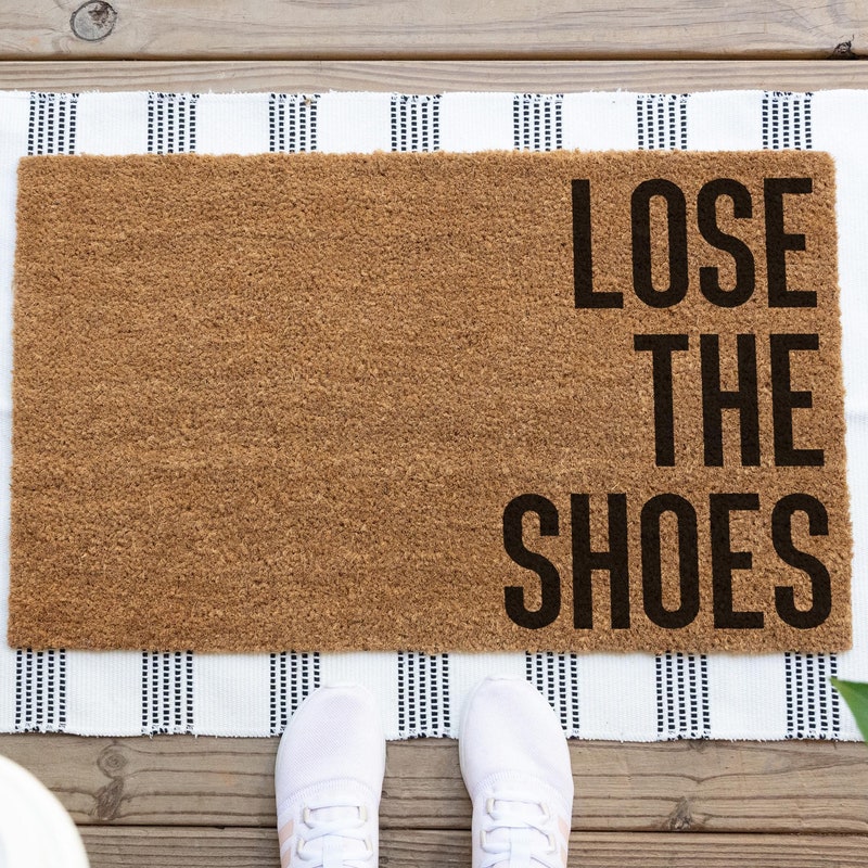 Shoes off Doormat - Etsy