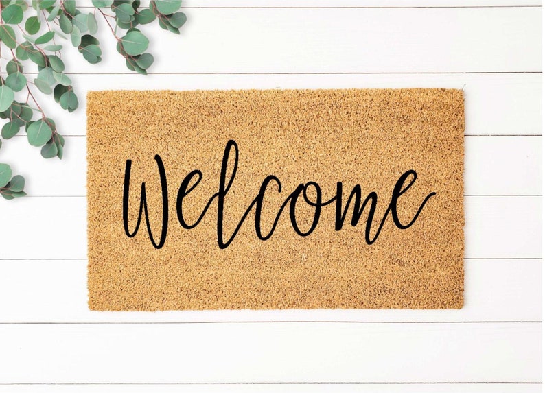 Welcome Mat Welcome Doormat Welcome Door Mat Housewarming | Etsy