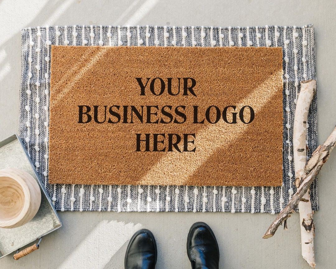 Business Logo Doormat, Personalized Doormat, Custom Welcome Mat ...