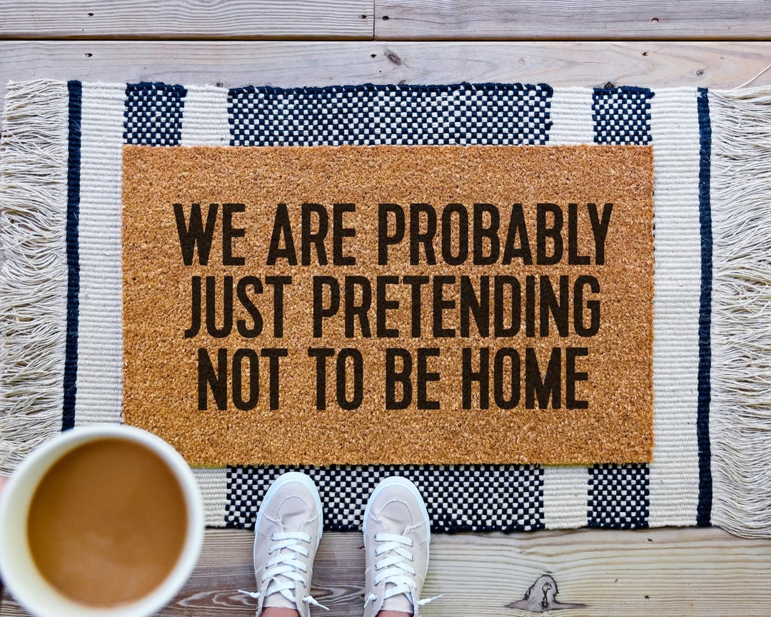 Funny Door Mat, Funny Doormat, Go Away Door Mat, Go Away Doormat, Funny ...