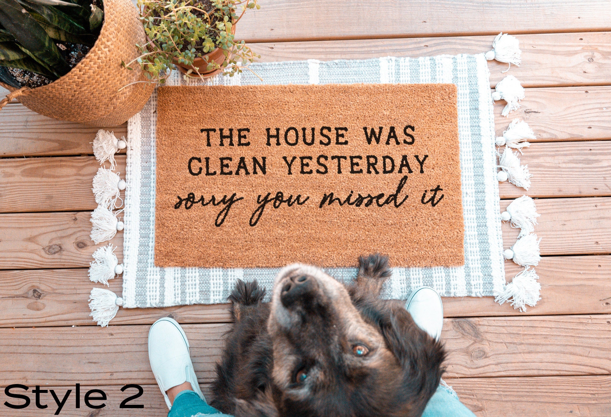 Funny Doormat Funny Welcome Mat Cute Doormat Personalized - Etsy