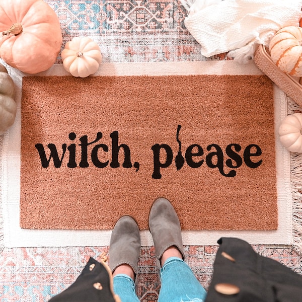 Witch Doormat - Etsy