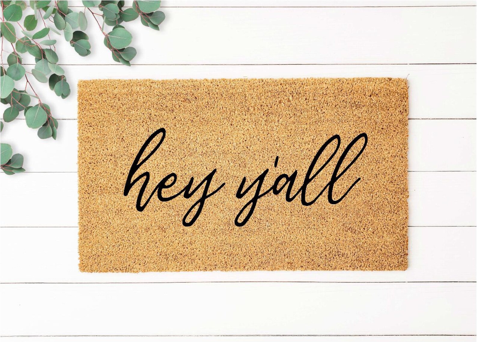 Hey Y'all Door Mat Funny Welcome Mat Housewarming Gift | Etsy