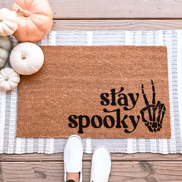 Halloween Doormat - Etsy