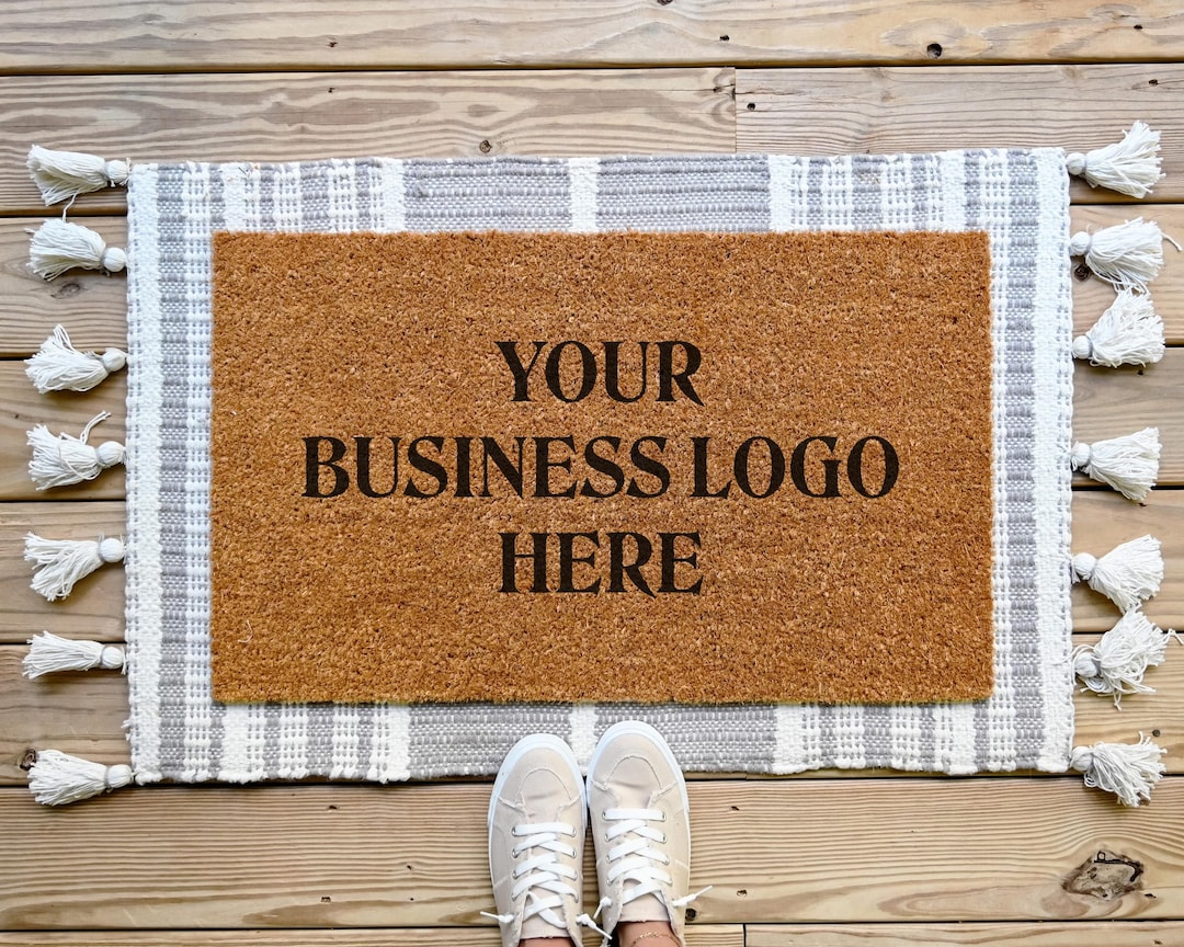 Business Logo Doormat, Personalized Doormat, Custom Welcome Mat ...