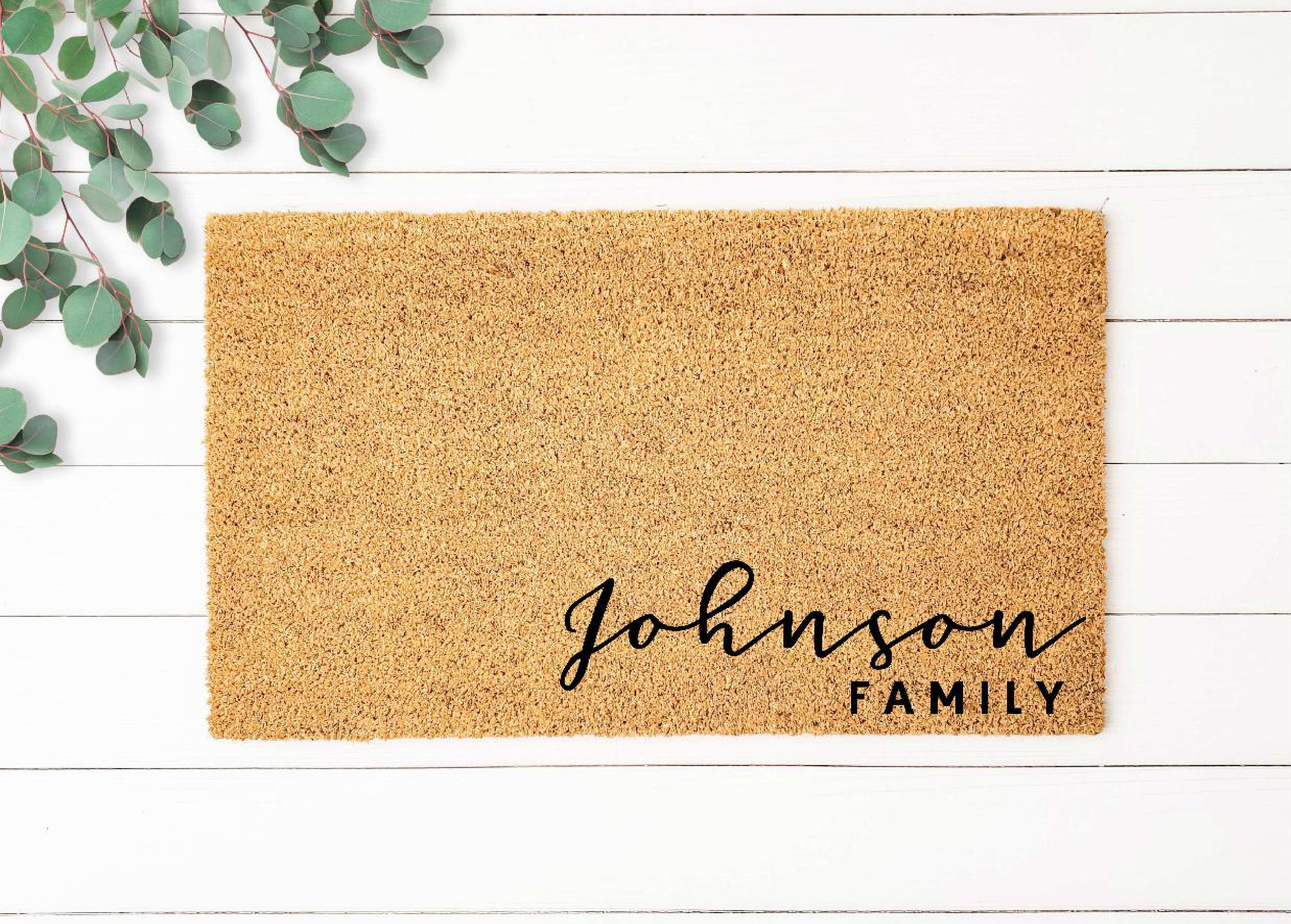 Personalized Doormat Custom Doormat Personalized Welcome | Etsy