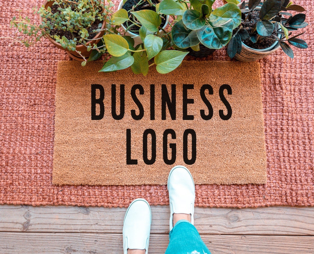 Business Logo Doormat, Personalized Doormat, Custom Welcome Mat ...
