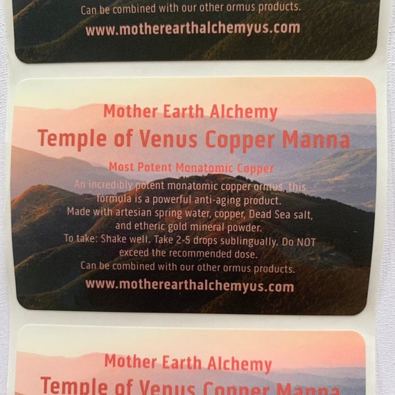 Venus Monatomic Copper Ormus Manna 1oz | Etsy