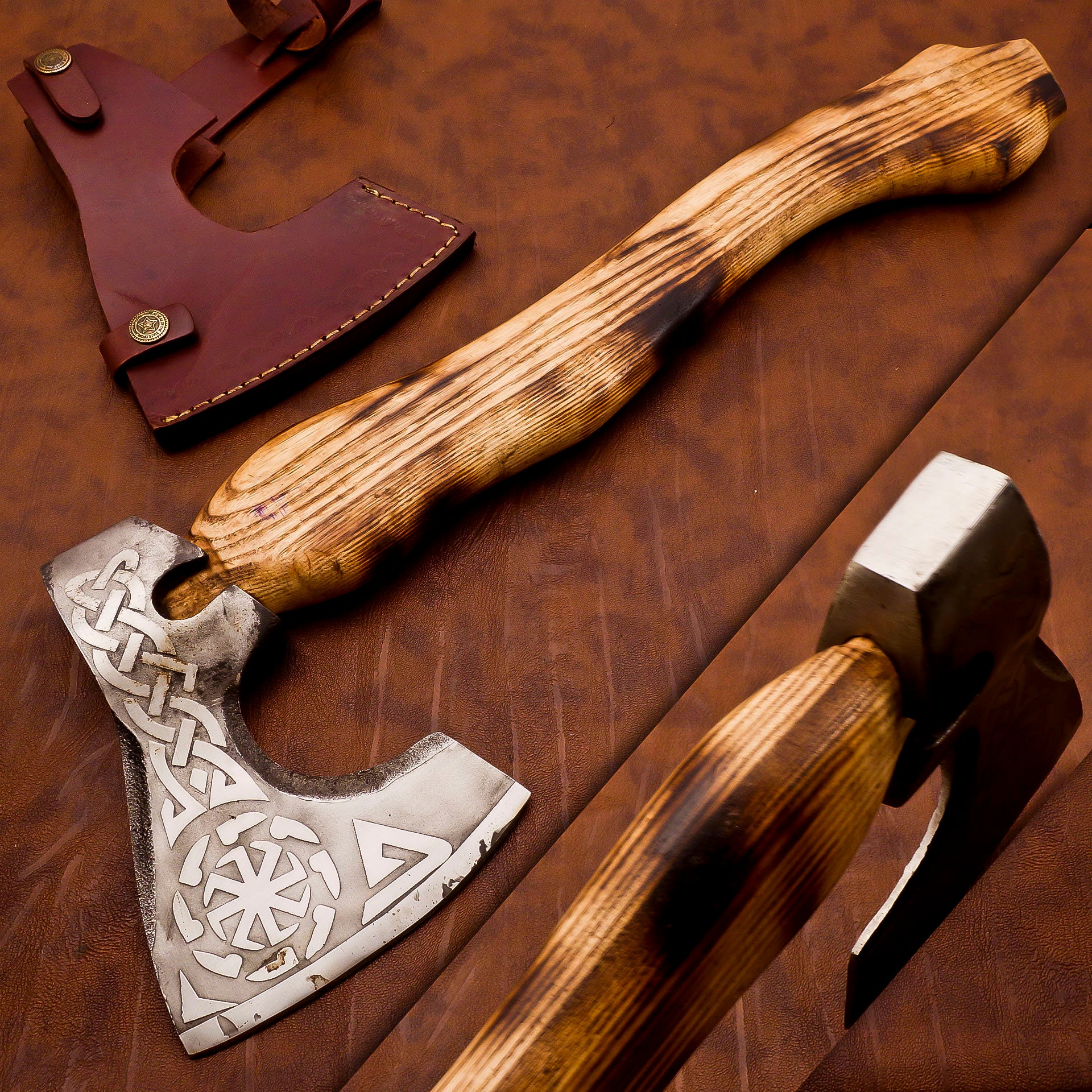 Hunting & Archery Custom Handmade Stainless Steel Viking Axe-Gorgeous ...
