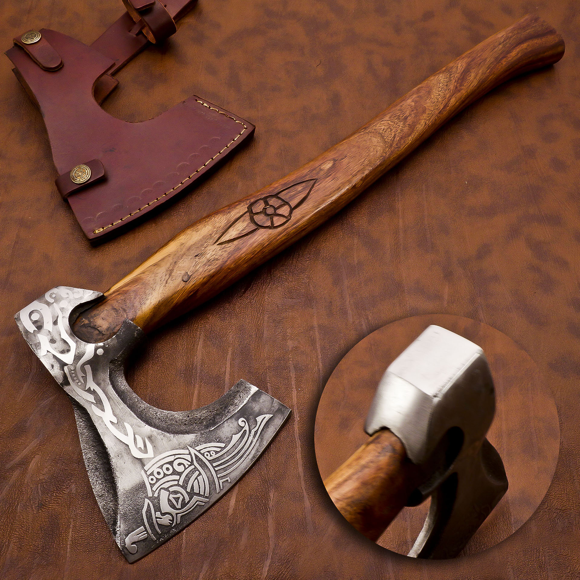 Custom Handmade Stainless Steel Viking Axe-gorgeous and Solid - Etsy