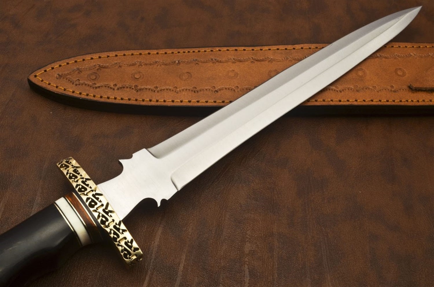 Custom Blood Grooved Custom D2 Fighter Dagger Sword Knife KH-3312 - Etsy