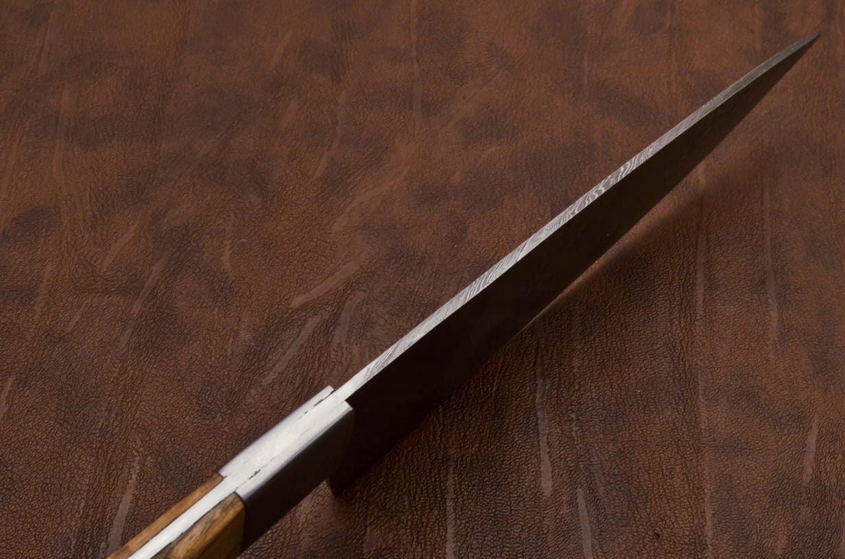 Custom Damascus Full Tang Skinning Chef Cleaver Knife by Knifehills - Etsy