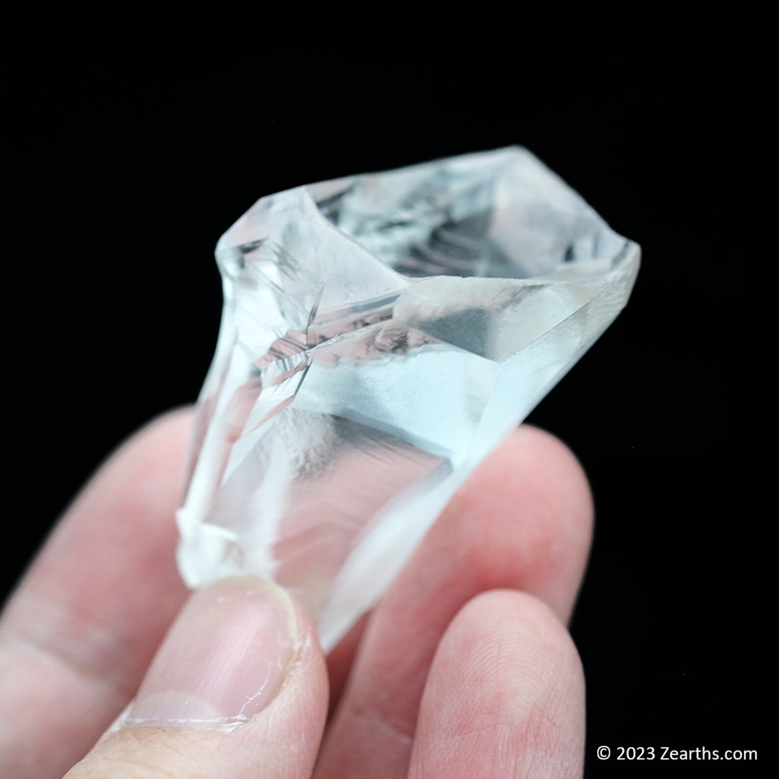 Water-clear Skeletal Calcite Hopper Crystal cup From Wenshan Mine ...
