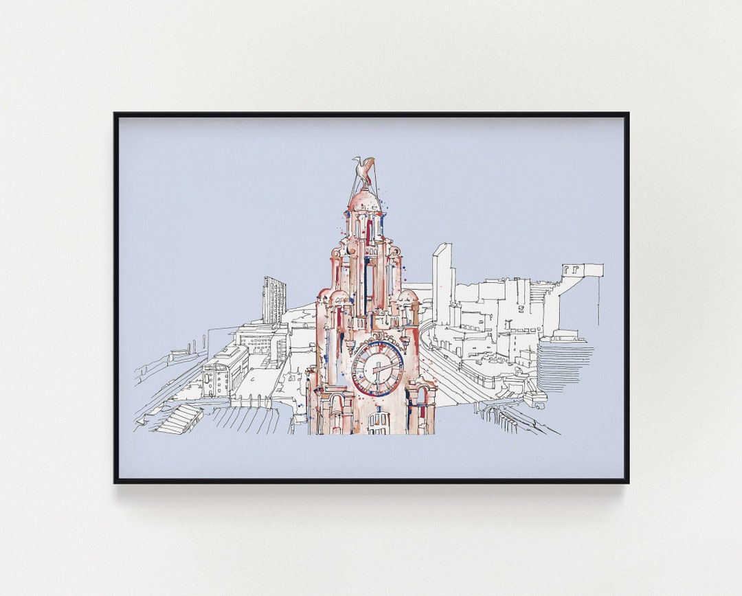 Liverbuilding Print - Gallery Wall Liverpool Print - Etsy