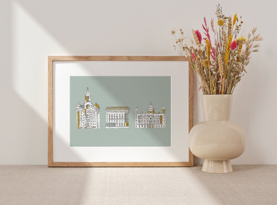 Three Graces Print - Liverpool Print - Etsy UK