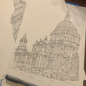 St. Paul's Cathedral Print - Etsy