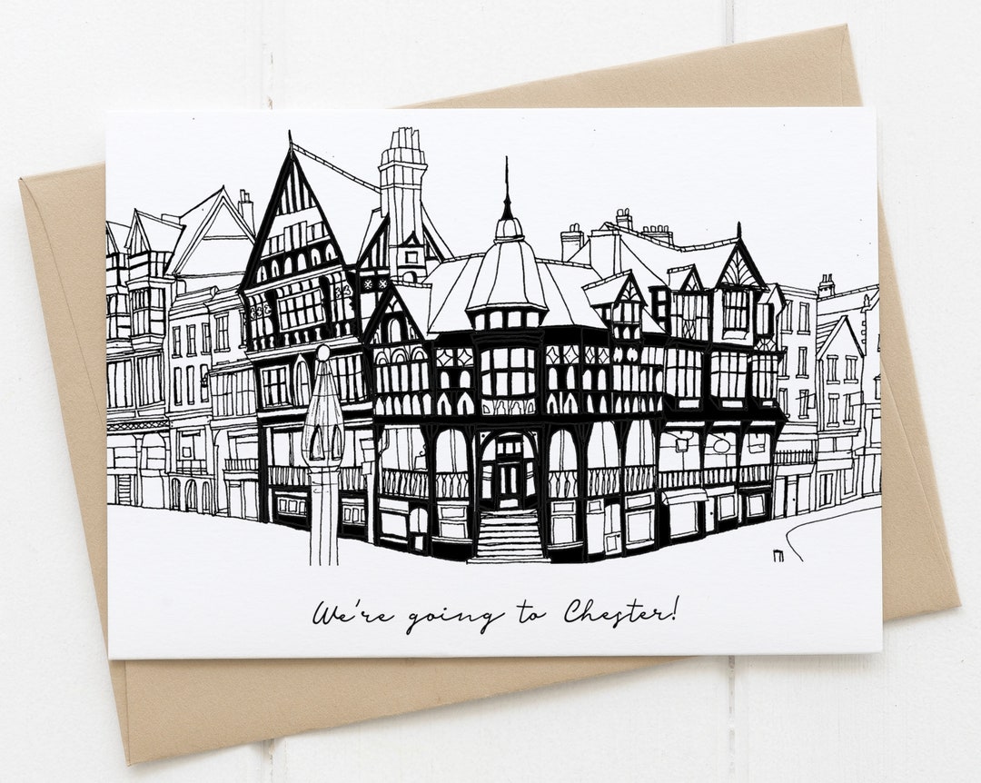 Chester Surprise Card - We're Going to Chester Card - Etsy