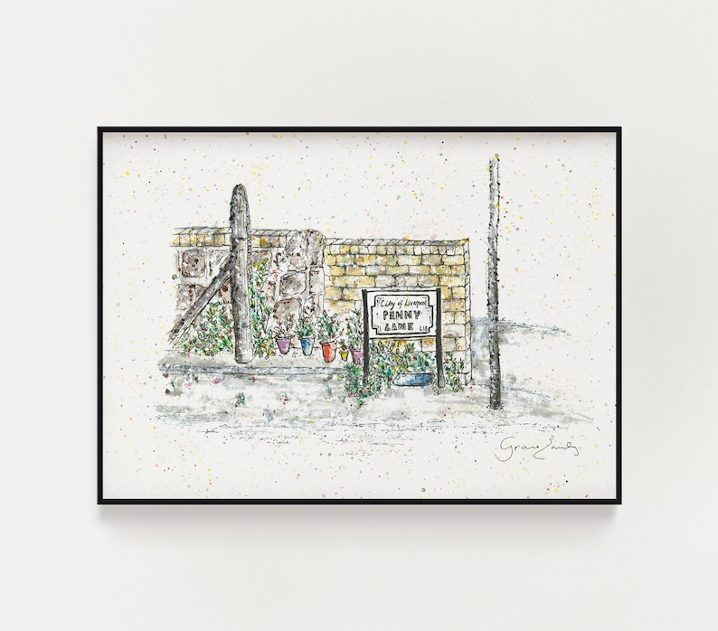 Penny Lane Art Print Beatles Art Print - Etsy